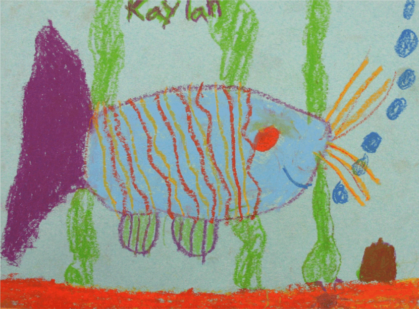 The David Lubin Art Studio: Funny Fish