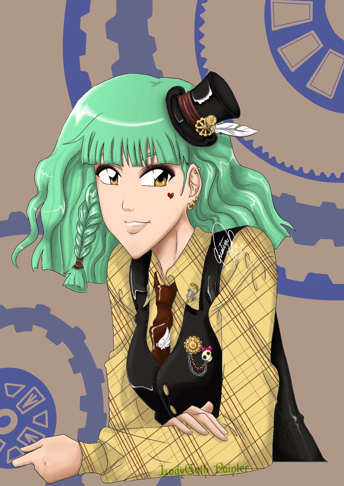 LadyGoth Painter: SteamPunk (vídeos y dibujo final) LadyGoth Painter: SteamPunk (vídeos y dibujo final)
