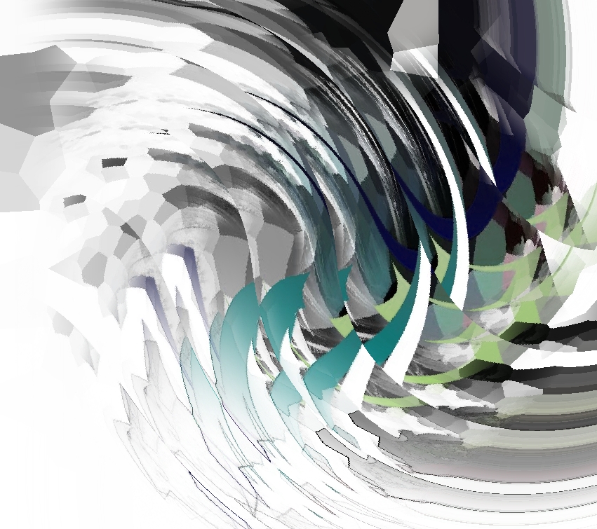 ABSTRACT CALLIGRAPHY: Abstract Calligraphy "Imagination In Waterfall No.2"