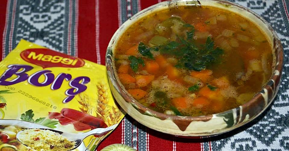 Bors de legume - Veselie în bucătarie