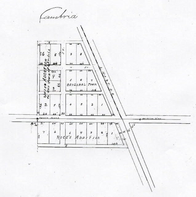 Original Plat of The Town of Cambria