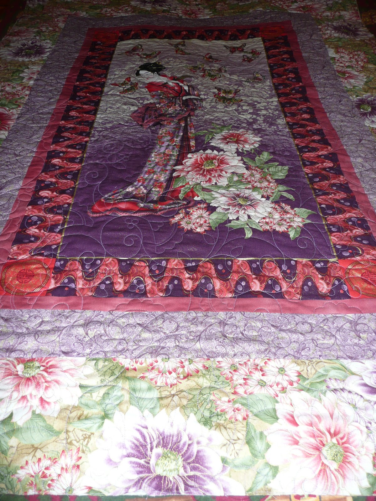 Acorn Ridge Quilting: Andrea's Geisha Quilt