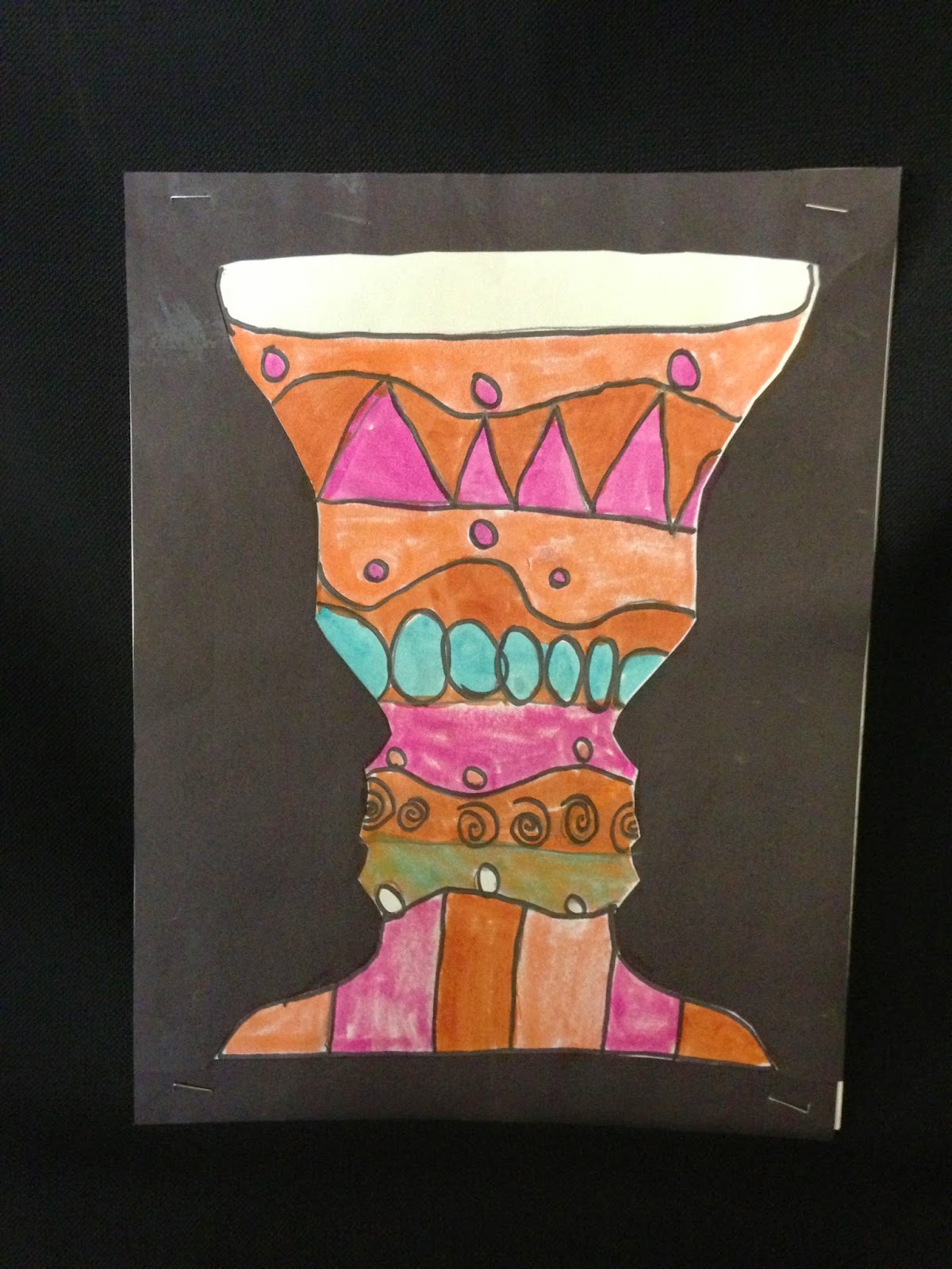 Creation Station: Face or Vase- Grade 3 Op Art, Positive/ Negative Space