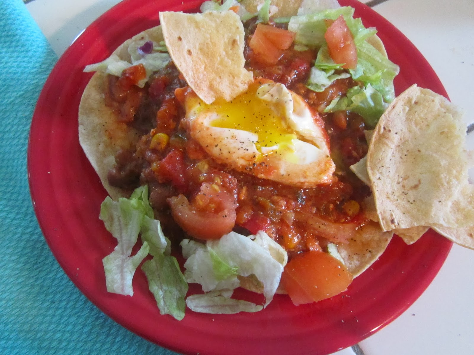 Yankee-Belle Cafe: 15 minute easy dinner- Huevos Rancheros