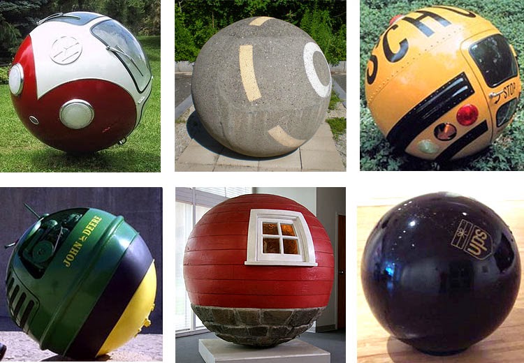 Just A Car Guy: VW Bus Ball, Lars-Erik Fisk sculptor