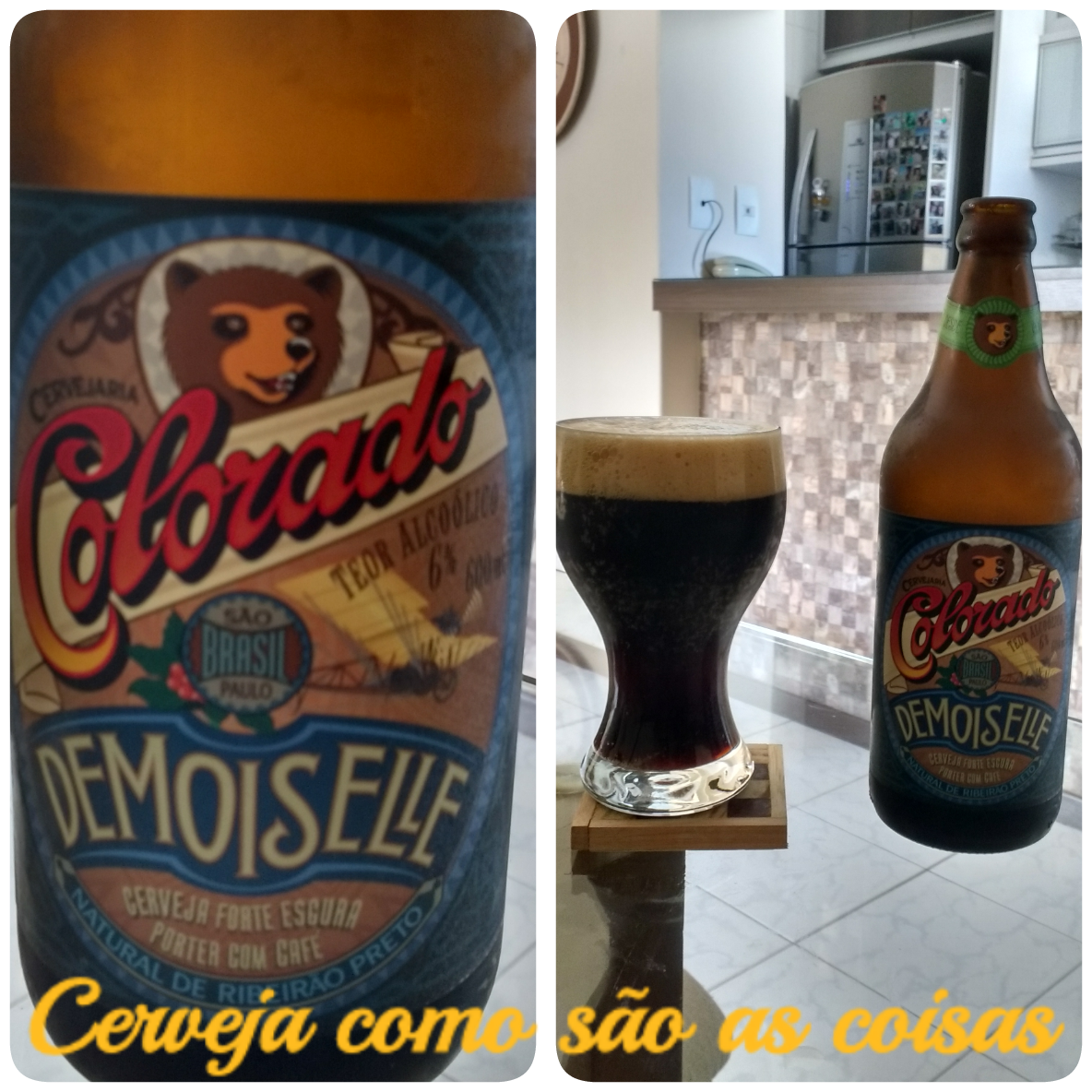 CERVEJA COLORADO DEMOISELLE - PORTER - CERVEJA COMO SÃO AS COISAS