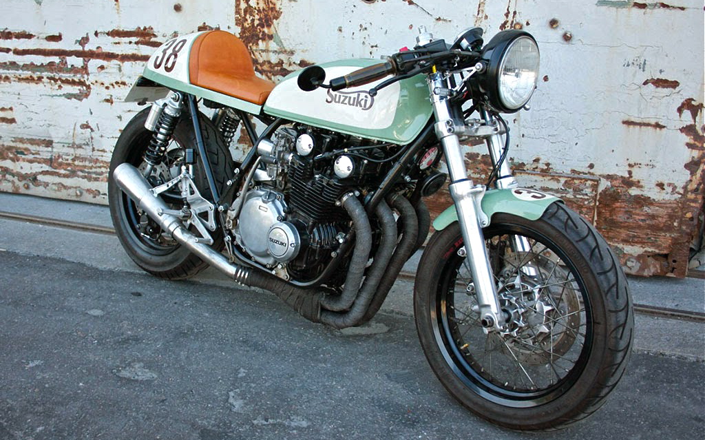 GS550 by M.F. - Inazuma café racer