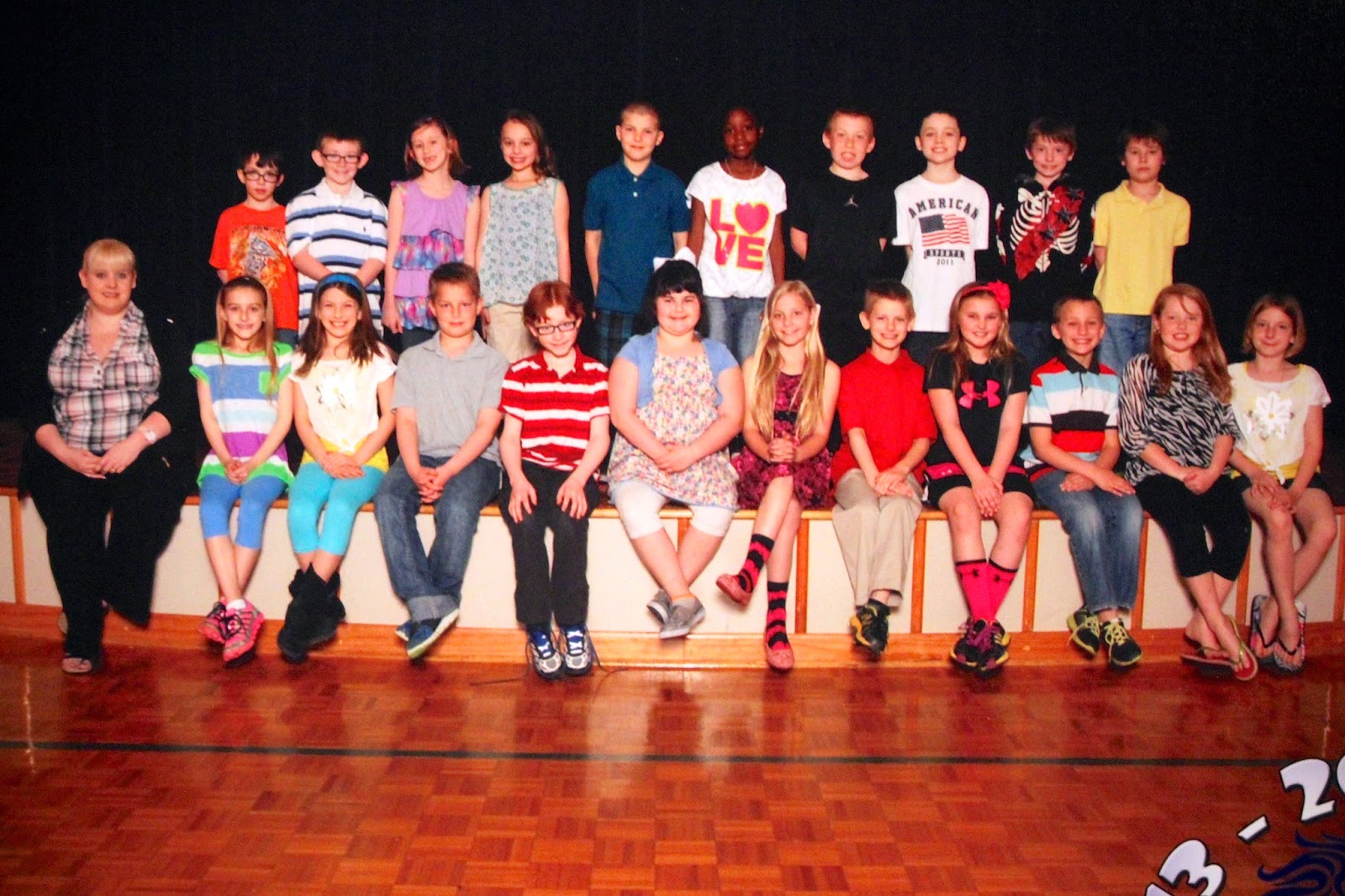 Bolling With 5: Ty's 3rd Grade Class Photo