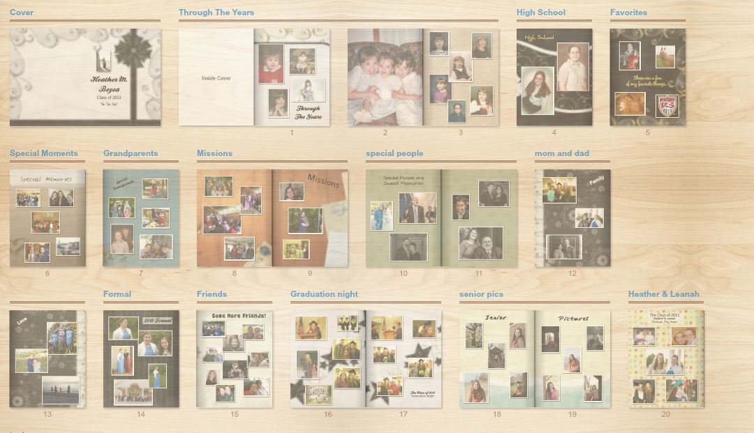 "Be The One" : Review: Picaboo Yearbooks