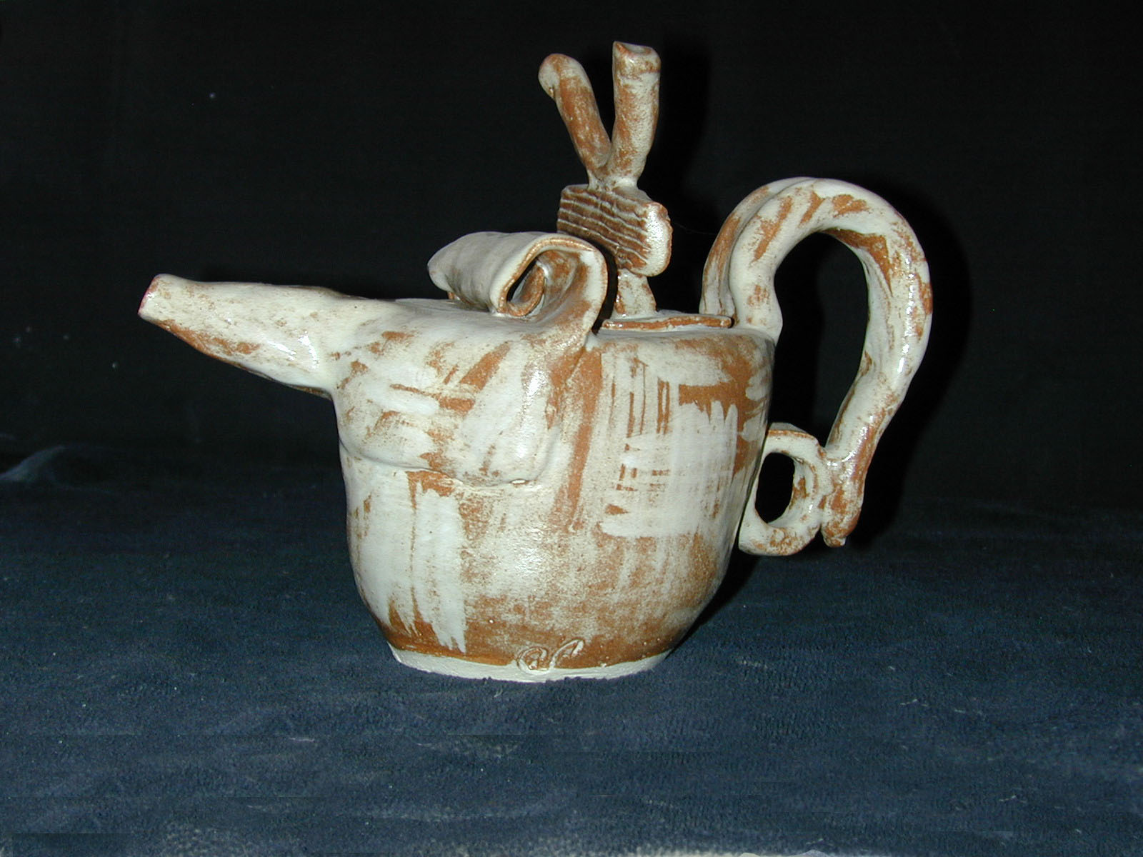 Clay Gallimaufry: Greek Teapot