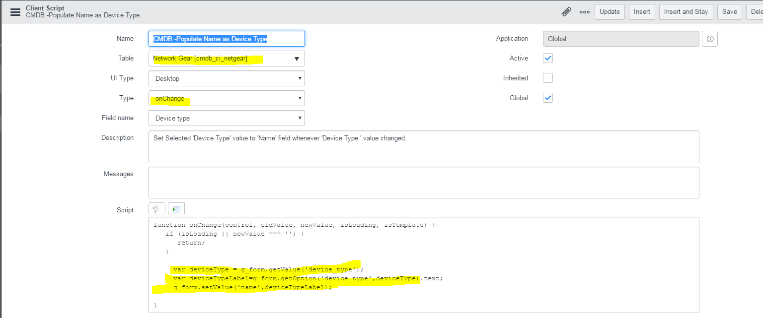 Fortune Minds Service Now: How to Use Client Script in Service Now