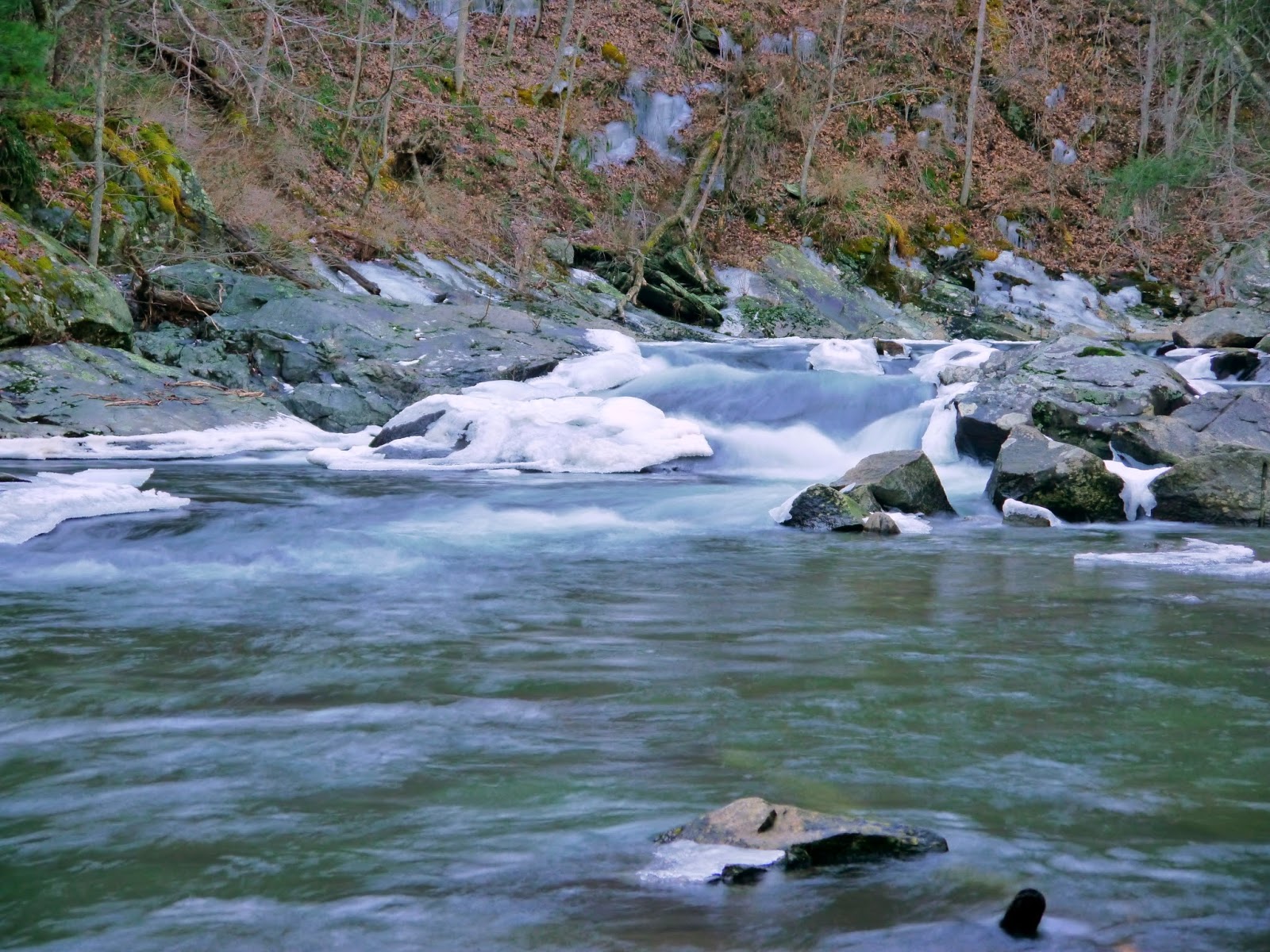 American Travel Journal: Ice on the Tellico River and Bald River Falls