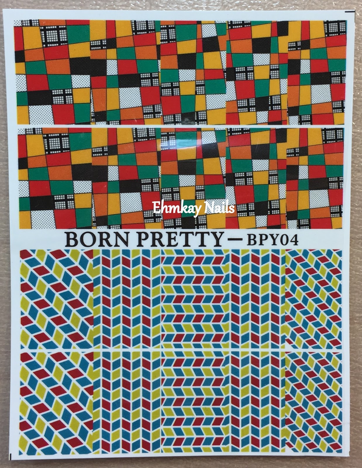 ehmkay nails: Born Pretty Abstract Art Water Decals