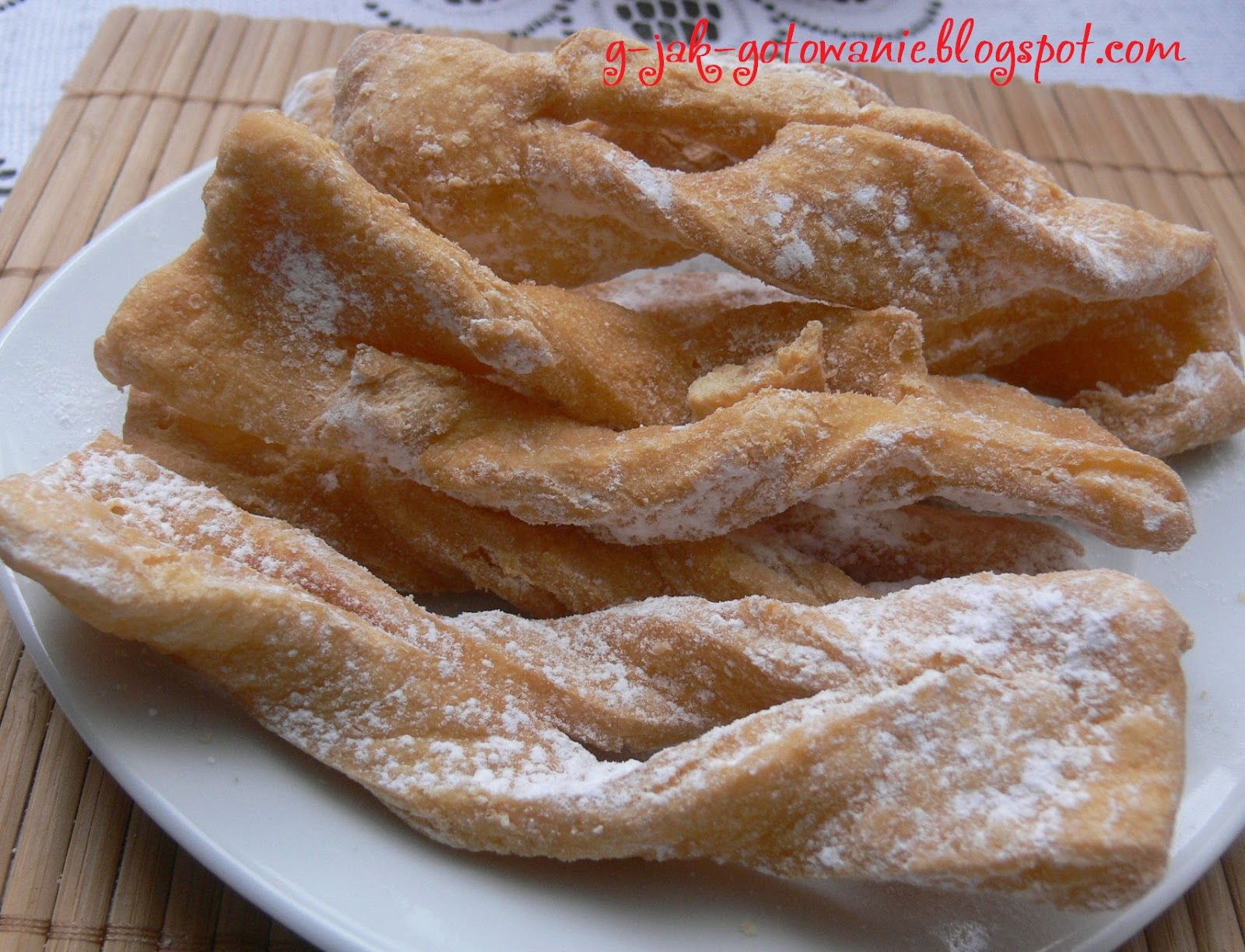 gotowanie...kocham to: faworki, chrusty