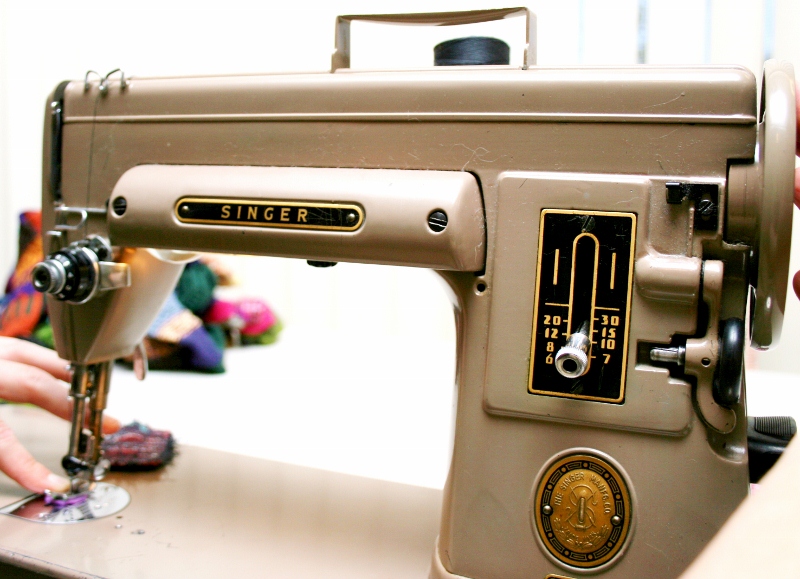 Weave-Away: I'm a self-employed sweat shop with my $20 sewing machine
