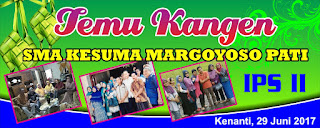 Contoh Banner Temu Kangen / Reuni Keren - Design Banner Pamflete