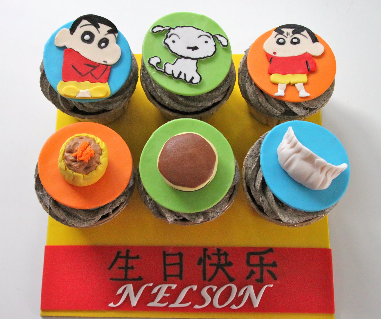 Celebrate with Cake!: Crayon Shin Chan Cupcakes