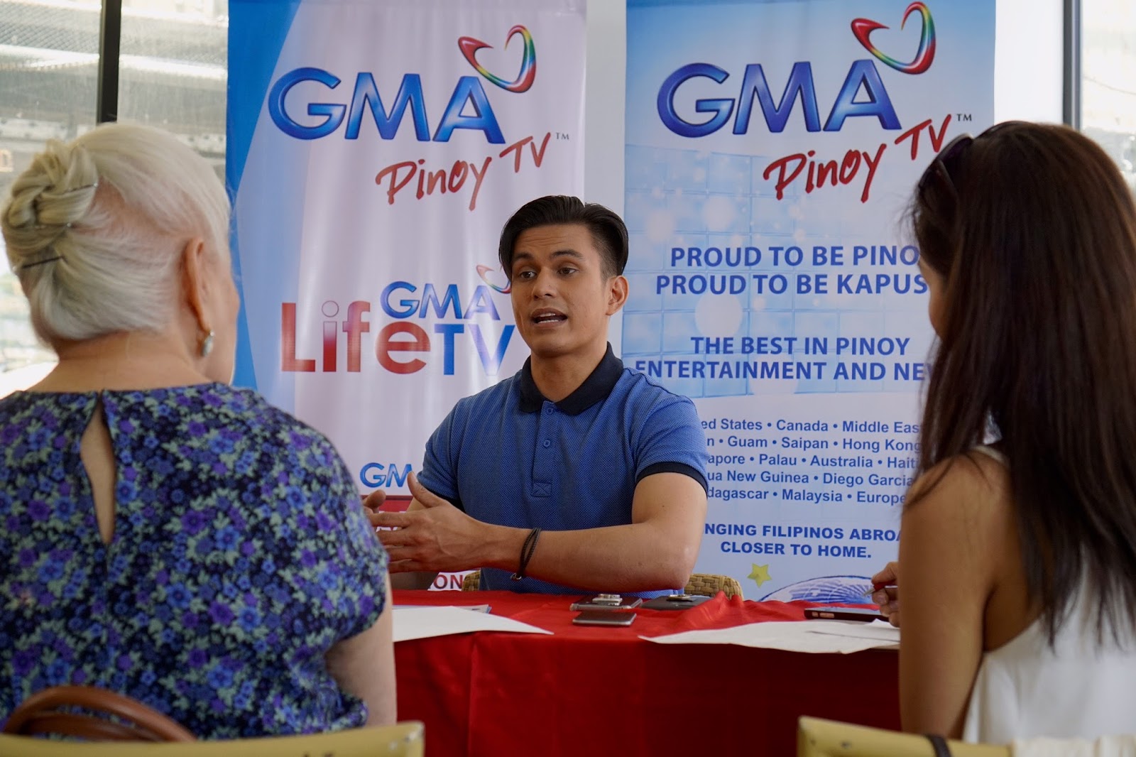 Balitang New York : Photos | Tom Rodriguez Meets the Press in New York City