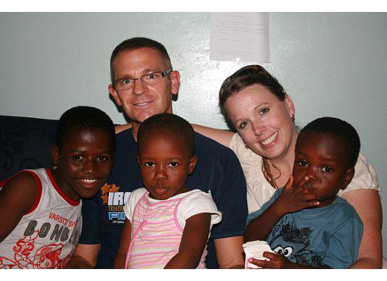 Team Sullivan: Job, Angela & Godwin Vander Weide (Three less orphans)!!!!!
