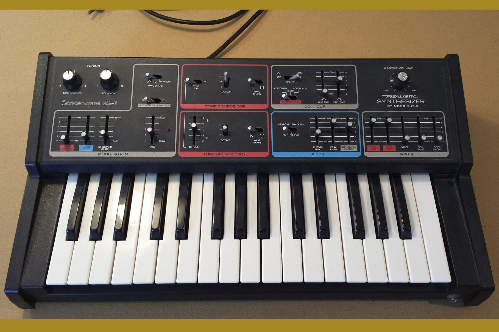 MATRIXSYNTH: Radio Shack Moog 42-4000 Concertmate Realistic MG-1 ...