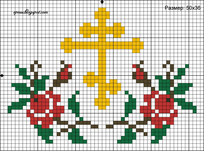 Χειροτεχνήματα: Σταυροί για κέντημα / Cross stitch crosses