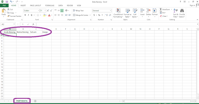 MEMBUAT FORM ISIAN DATA SEDERHANA pada Ms. EXCEL | Novandha Putri