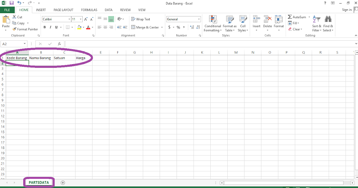 MEMBUAT FORM ISIAN DATA SEDERHANA pada Ms. EXCEL | Novandha Putri