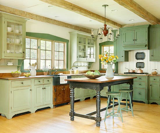 Over 30 Colorful Kitchens - The Cottage Market