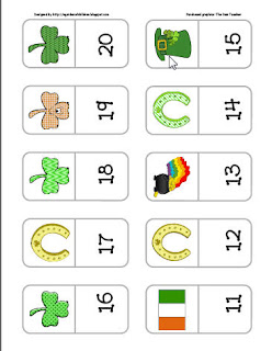 A Garden of Children: St. Paddy's Dominoes