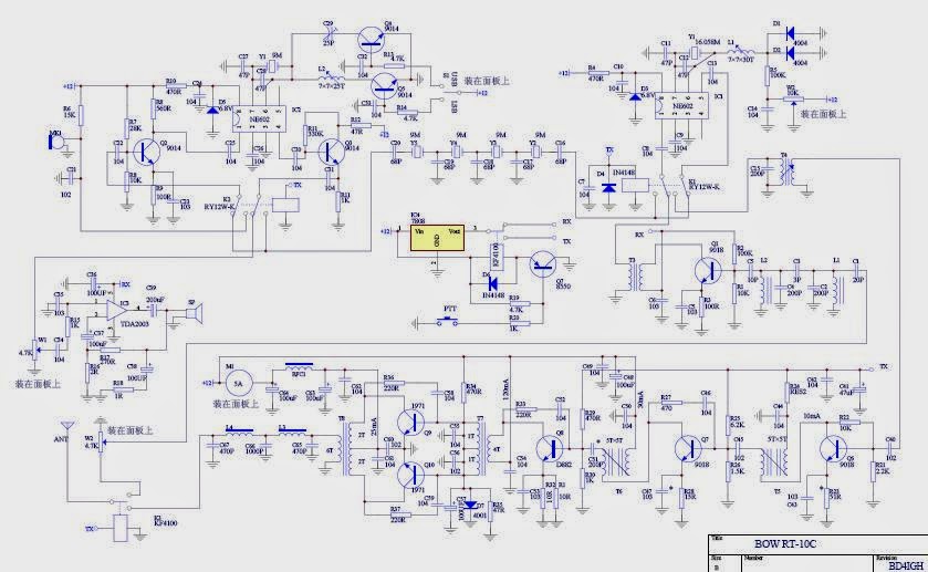 Projetos e Transceptores.: TRANSCEPTOR QRP SSB TA 7358 NE 612 BD4IGH