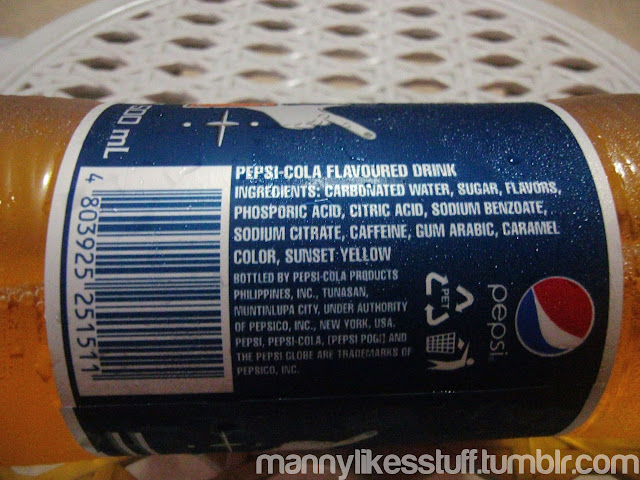 Manny's many likes on things left and right: Food: Pepsi Pogi