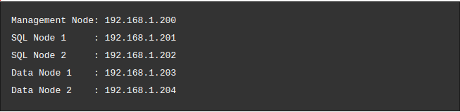 Mysql Cluster Setup on Ubuntu 16.04 LTS