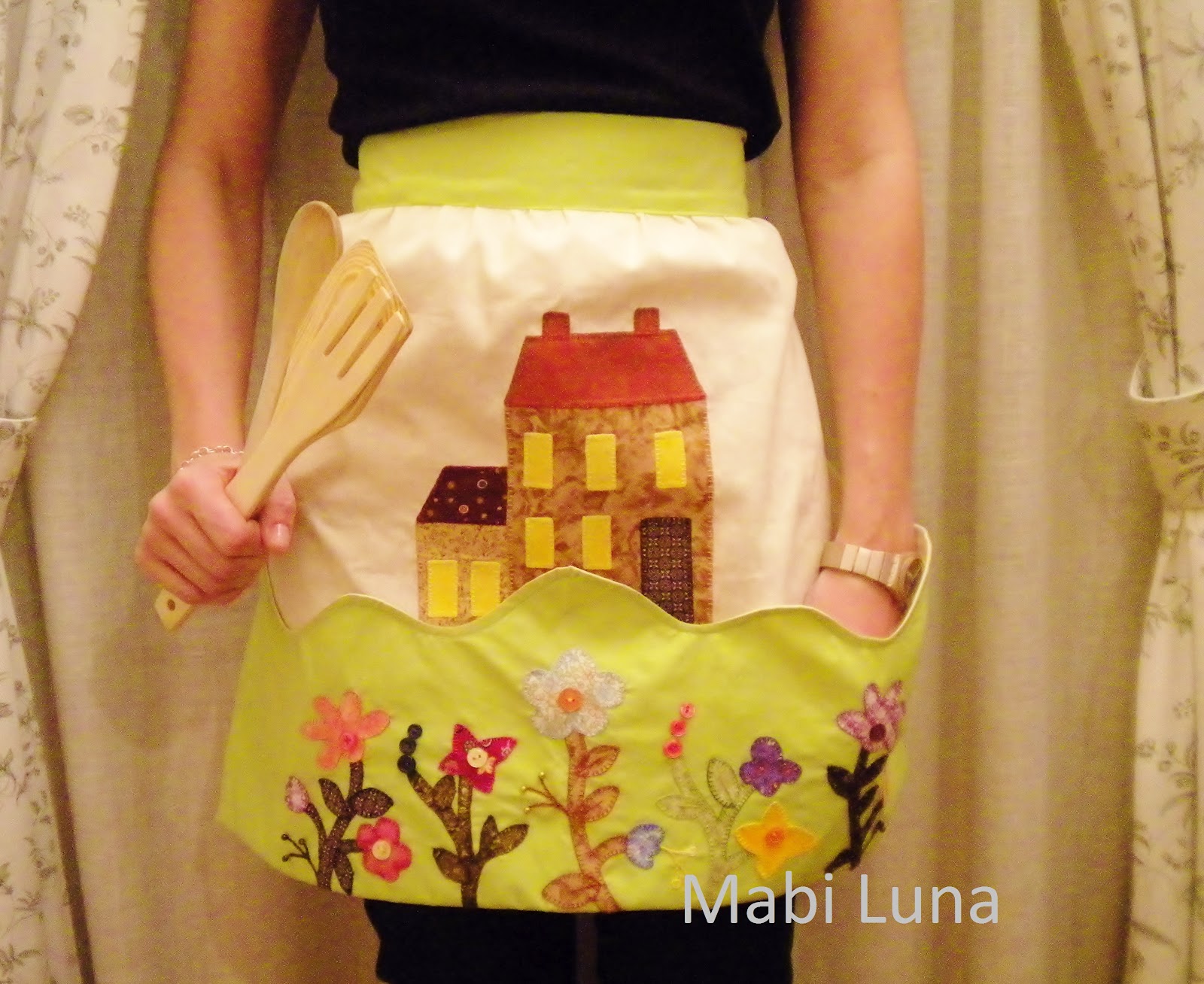 Mabi Luna: Delantal de patchwork