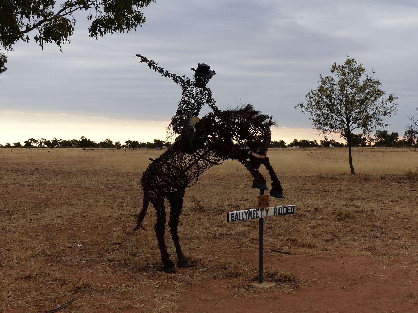 The Wandering Tops: Aramac, Sculpture Trail