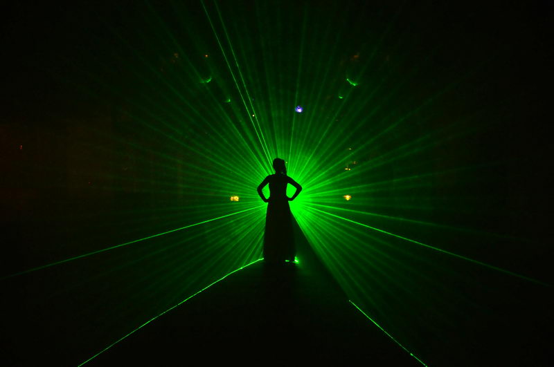 Show de luces laser - Imagui