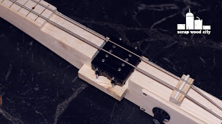 scrap wood city: How to make an electric fretless bass guitar
