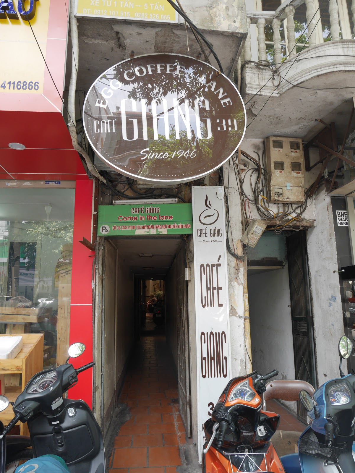 The original Vietnamese egg coffee by Cafe Giang