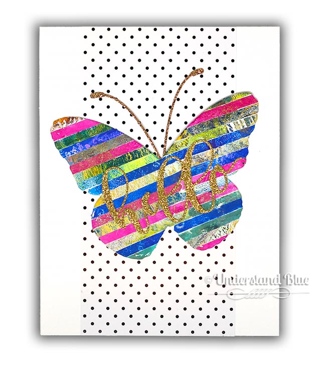 Understand Blue: Paper Shredder Collage