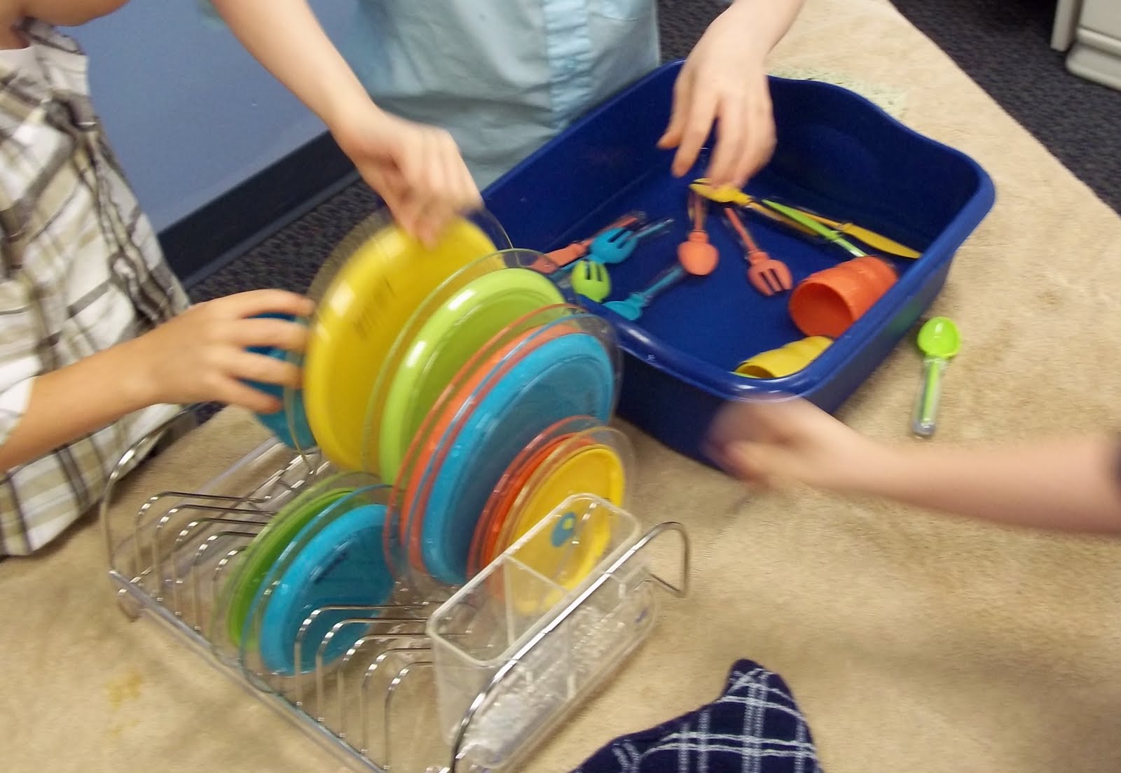 Brick by Brick: Washing Dishes