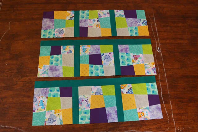 One Little Imp: Crazy Nine Patch Quilt