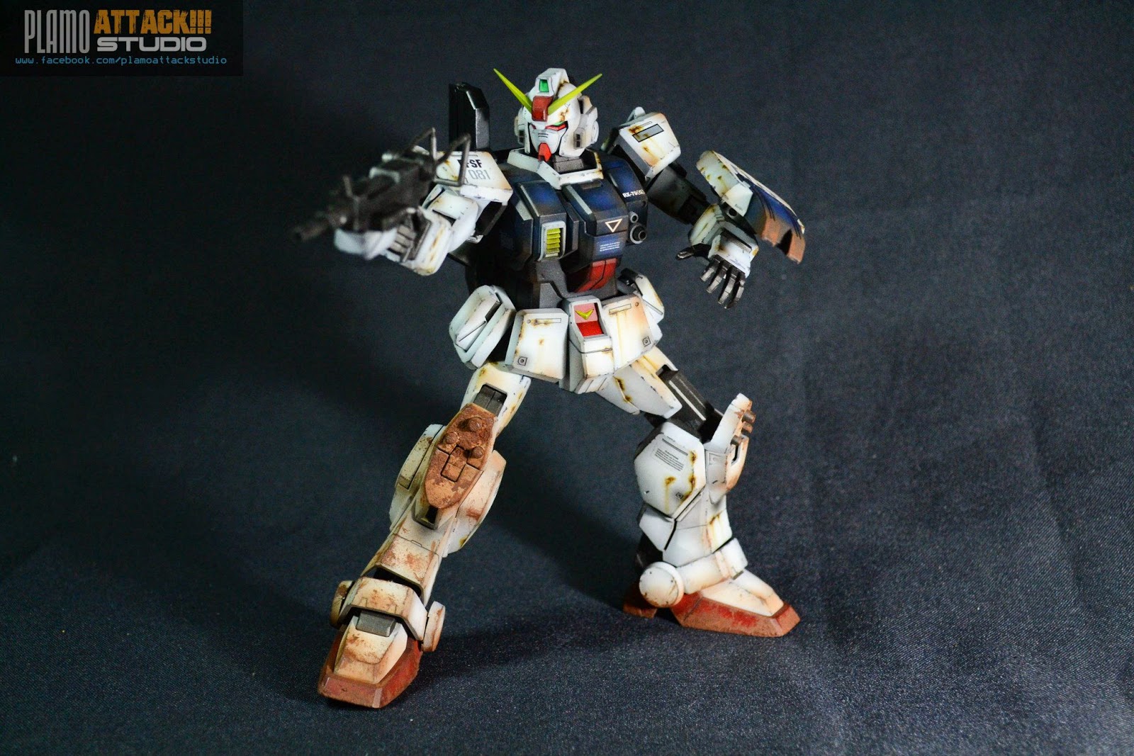 Custom Build: MG 1/100 RX-79[G] Ground Type Gundam (1 of 2 Flat+mud ...