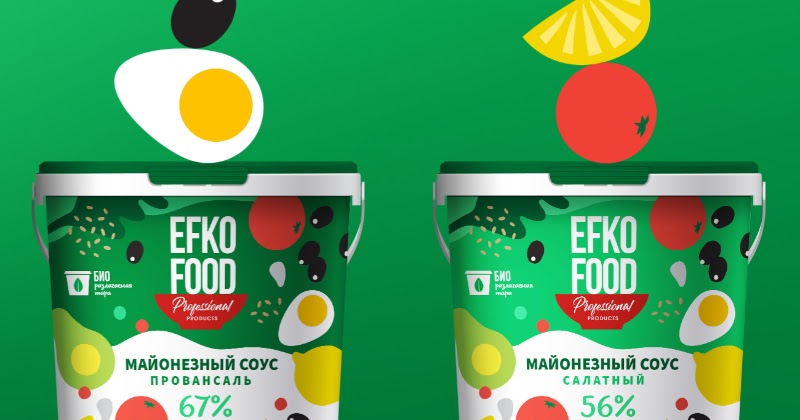 EFKO Food - Mayonnaise sauce on Packaging of the World - Creative ...