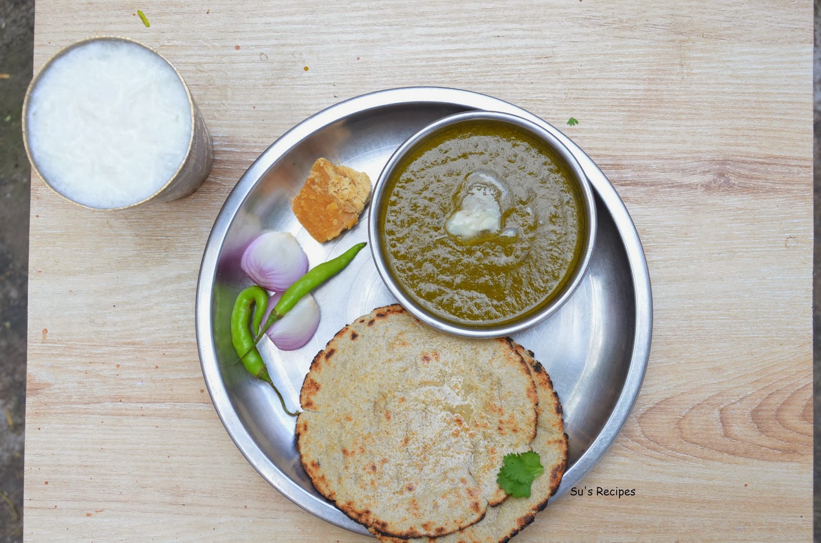 Su's Recipes: Sarson da Saag Makki di Roti