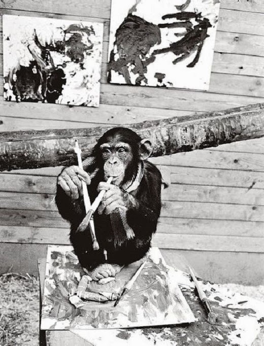 Chimpanzee art is a hit! - Facts Store