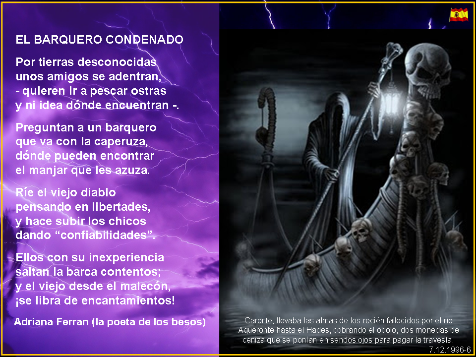 Mis Re-Cuentos y otras Fábulas por Adriana Ferran: El barquero condenado