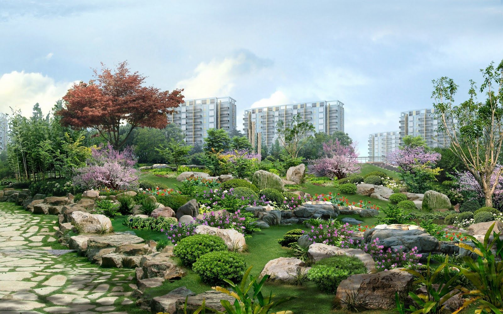 Foto Pemandangan Jepang yang Indah (Digital) - Planet Wallpapers