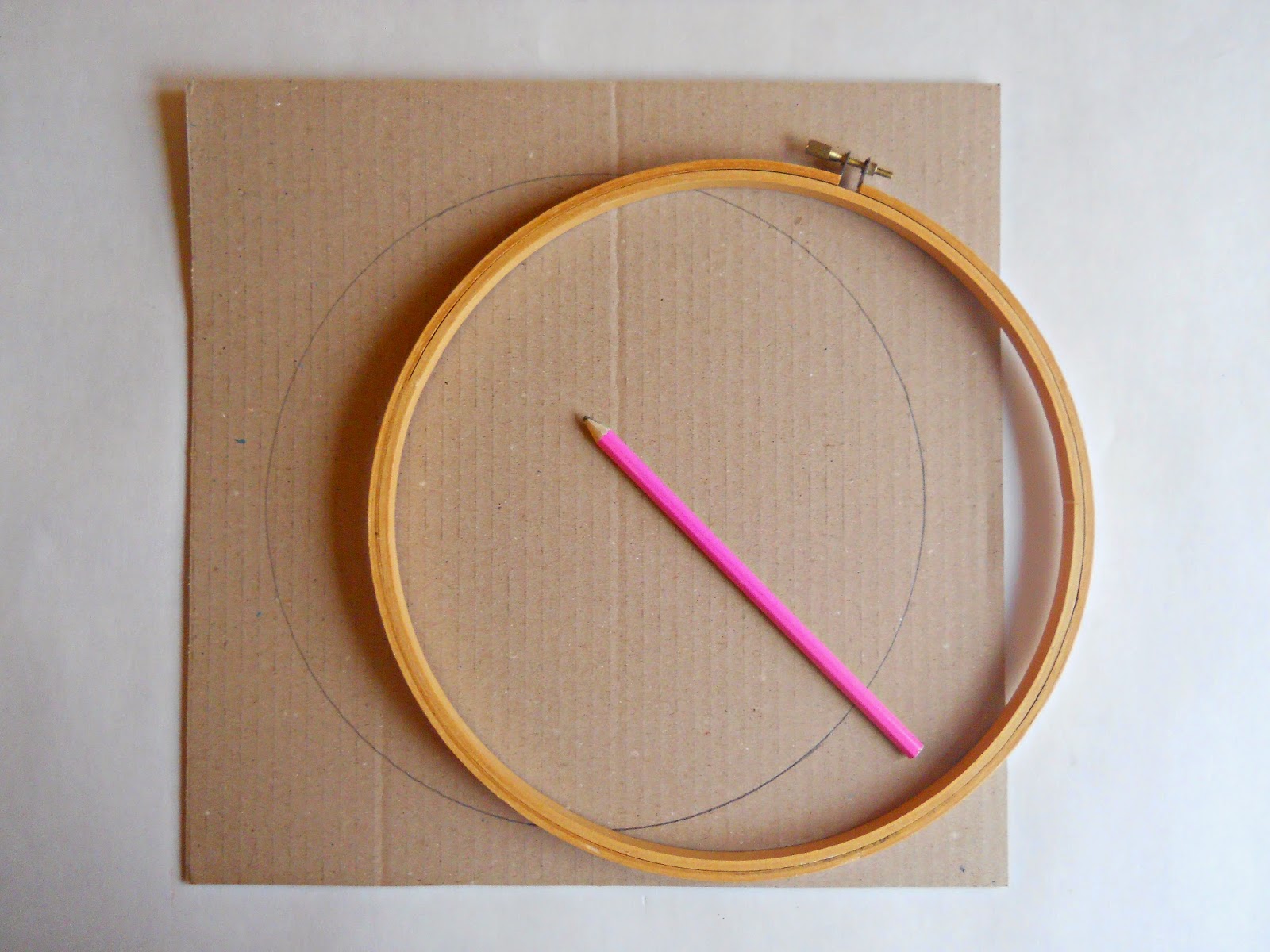 Fabric Moon Clock DIY - Running With A Glue Gun