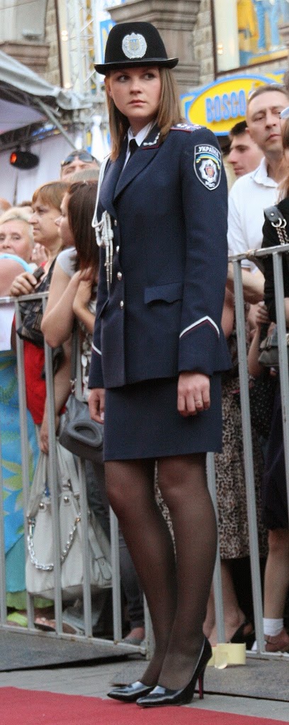 The Uniform Girls: [PIC] Ukraine policewoman in uniform