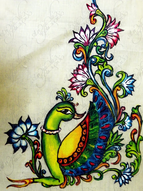 Anjali Vilasini: peacock design