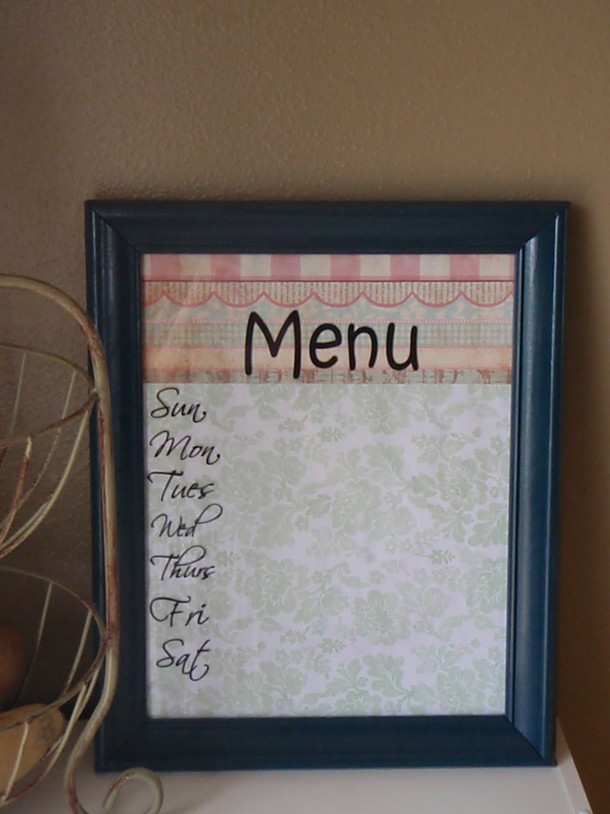 Clean Cook Create: Menu Board